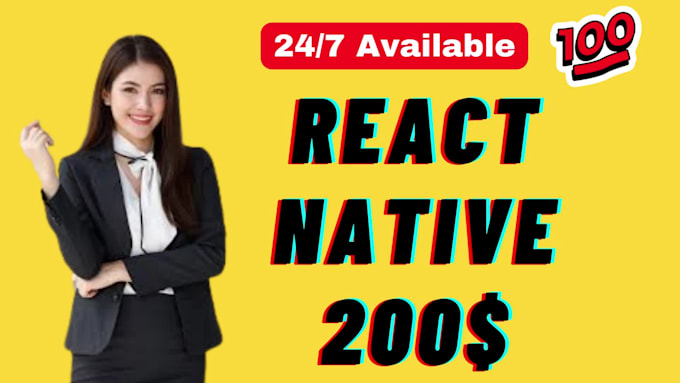 Develop a high quality hybrid app using react native by J10demoj10 | Fiverr