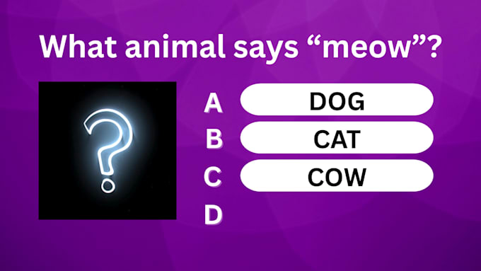 Create trivia questions, quiz, youtube videos, quizzes, video editing ...