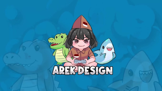 Create cartoon animation logo intro for youtube intro, outro and twitch ...