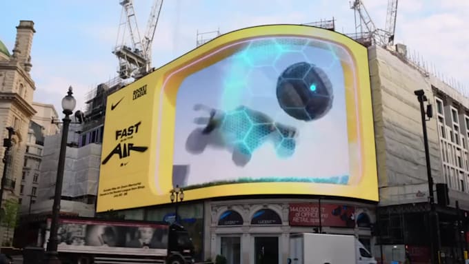 Create 3d anamorphic billboard animation for ads by Mason_barch | Fiverr