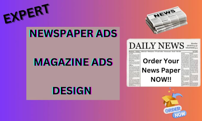 Design a eye catching newspaper ads magazine ad print ad design, flyer ...