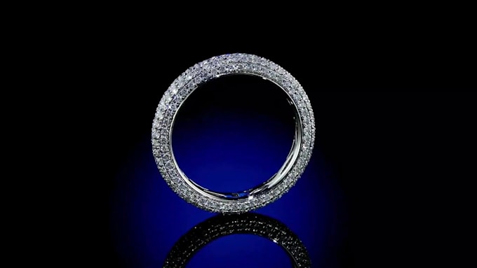 Design 3d jewelry animation, 3d jewelry design, 3d necklace modeling ...