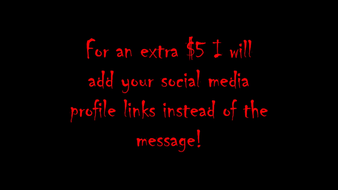 Make your logo bleed in scary horror video intro and outro by Clixess | Fiverr