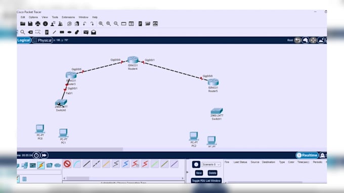 Design and configure network in cisco packet tracer and gns3 by Yasirm7 | Fiverr