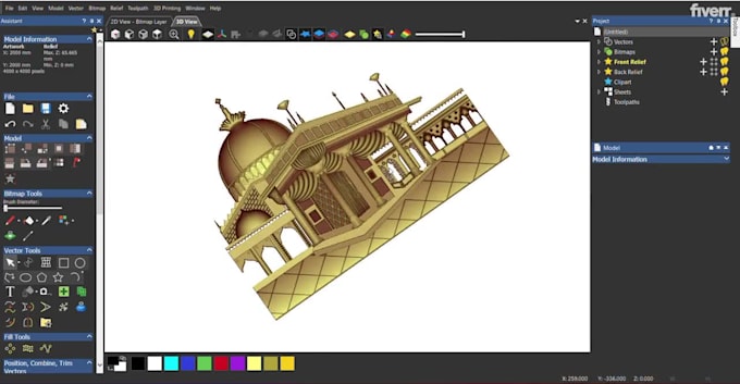 Provide cnc 2d 3d design service using artcam with gcode by Mariam ...