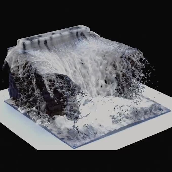 3d water simulation,3d product fluid, dynamic liquid fluid vfx art ...