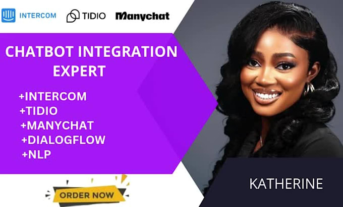 Be your intercom tidio manychat dialogflow nlp chatbot expert by Glory ...