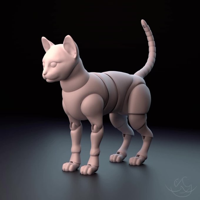 Do 3d bjd model, articulated model, print ready, sculpt bjd model by ...