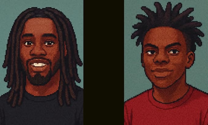 Create custom pixel art portraits by Artsishop | Fiverr