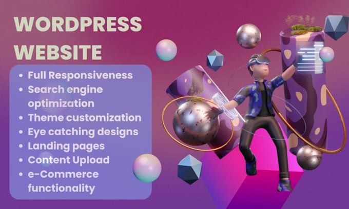 Wordpress website on brick builder oxygen wp bakery elementor divi peepso by Adams_leon | Fiverr