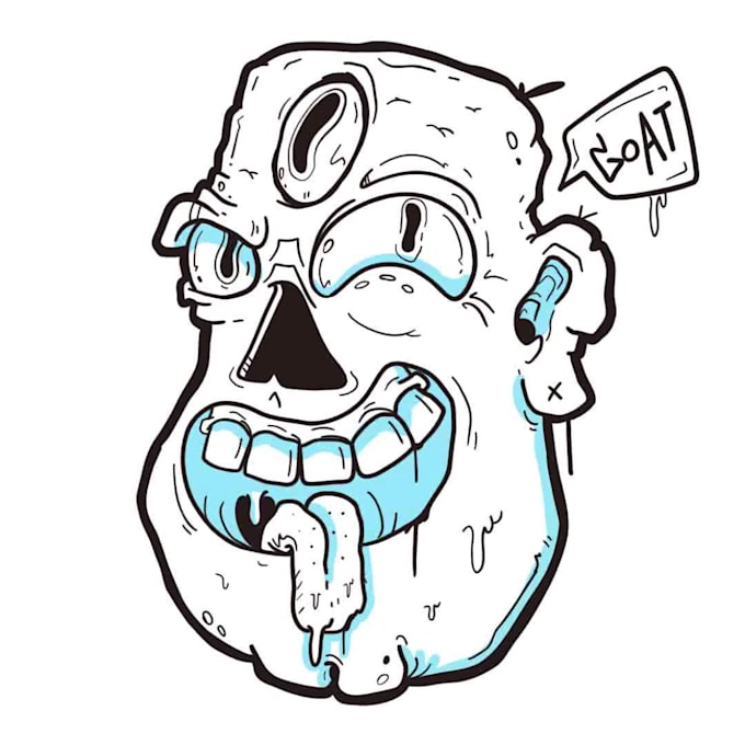 Draw a grotesque cartoon character in my style by Chinomusso | Fiverr