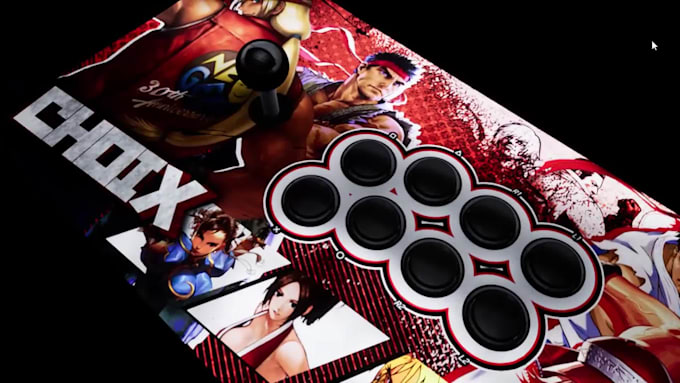 Create custom fightstick artwork ready to print by Raychava | Fiverr