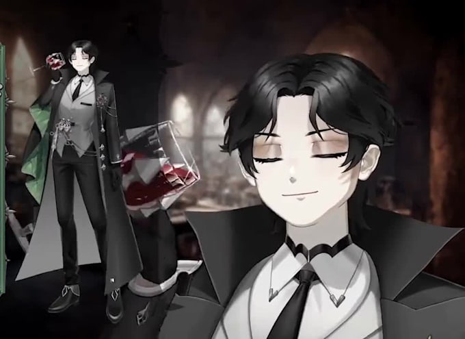 Draw and rig 2d vtuber model, live2d anime model, 2d vtuber rigging, 2d ...