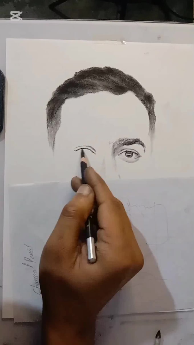 Draw your drawing with professional pencils by Sajid_ali_art | Fiverr