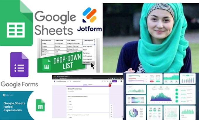 Do automated google sheet, forms, jotforms, dashboard design by Kamics11 | Fiverr