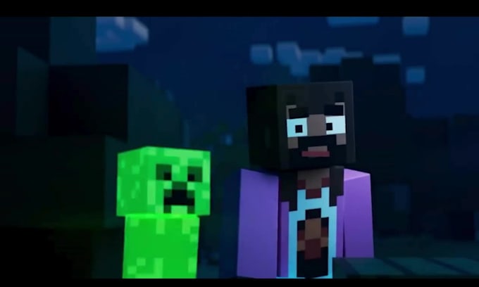 Do 3d minecraft animation trailer, cinematic minecraft trailer video ...