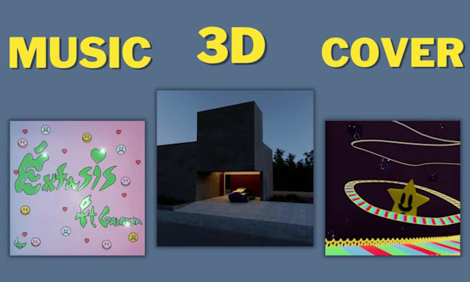 Design your music cover art in 3d by Fon3dsigs | Fiverr