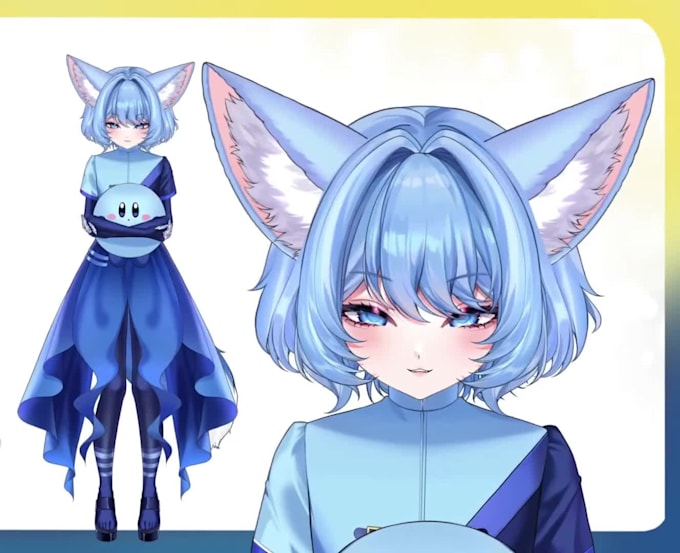 Convert your 2d vtuber model, 3d model into vrm file, vrchat, vsf ...