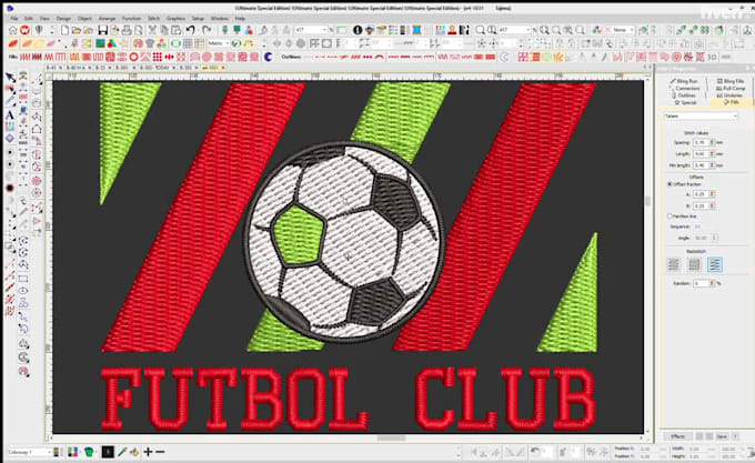 Do machine embroidery digitizing design into dst,pes jef,emb file by ...