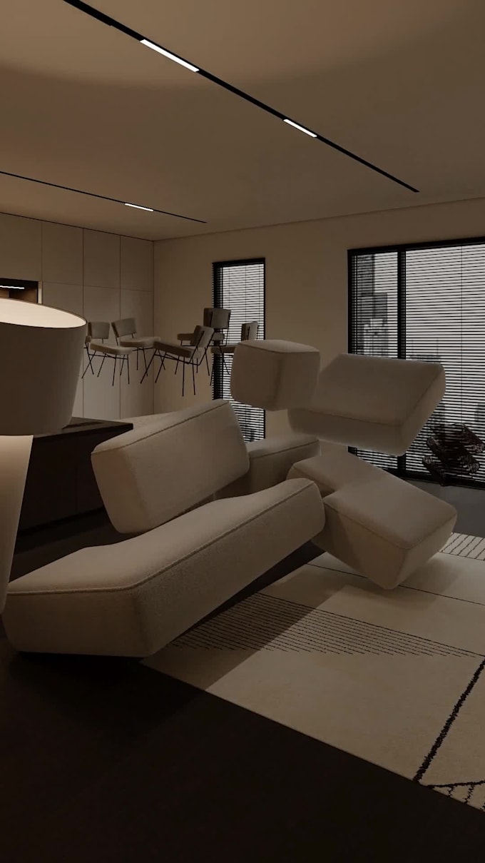 3d visualization and 3d animation of interior spaces by Bardaletta | Fiverr