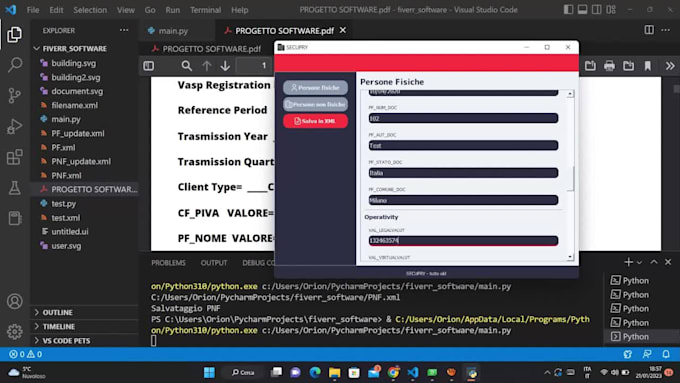 Create a desktop application by Orionpy | Fiverr