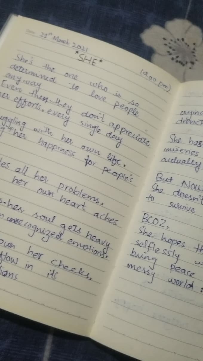 Write anything for you in my beautiful and neat hand writing by ...