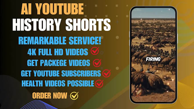 Create ai youtube history shorts by Vikram_82 | Fiverr