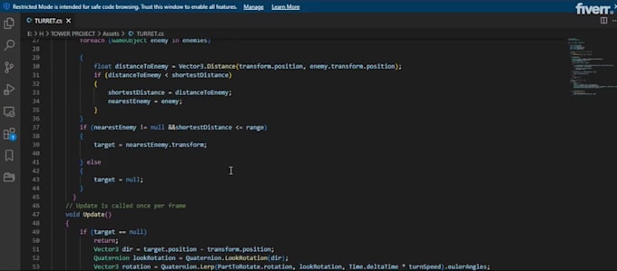 Be your unity game programmer for fixing or making scripts by M3huul | Fiverr