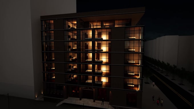 Design a high rise or commercial building concept by Rogeliotovar | Fiverr