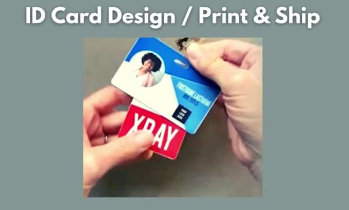 Design, print and ship custom made id cards or any pvc card by ...