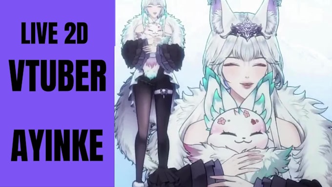 Draw and design 2d vtuber model, live2d vtuber rigging anime, nsfw ...