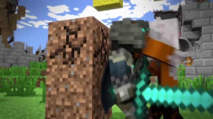 Create eye catching 3d minecraft animations for intros, skits, or ...