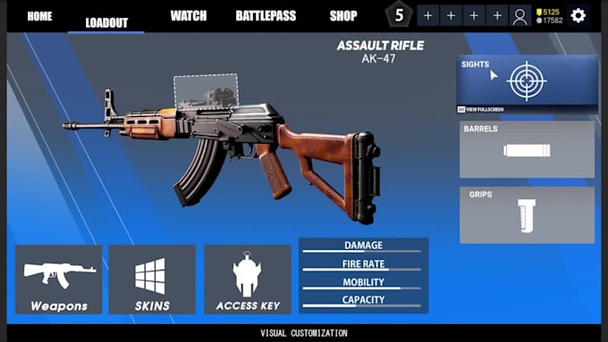 Create your game with custom assets, icons, and ui by Okba_amrate | Fiverr