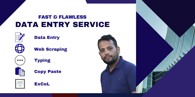 Data entry, web scraping, excel, typing, and copy paste work by ...