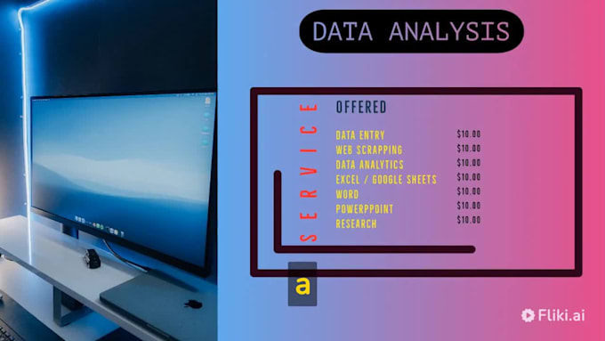 Provide accurate data entry and analytics services by Ianmimi | Fiverr