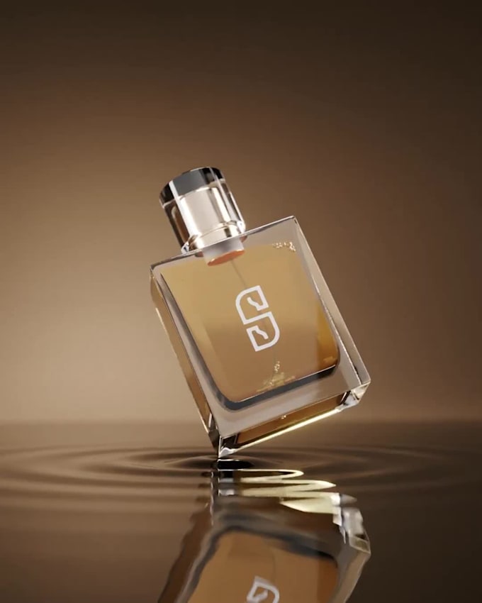 Create 3d perfume ad animation, luxury product cgi, realistic perfume ...