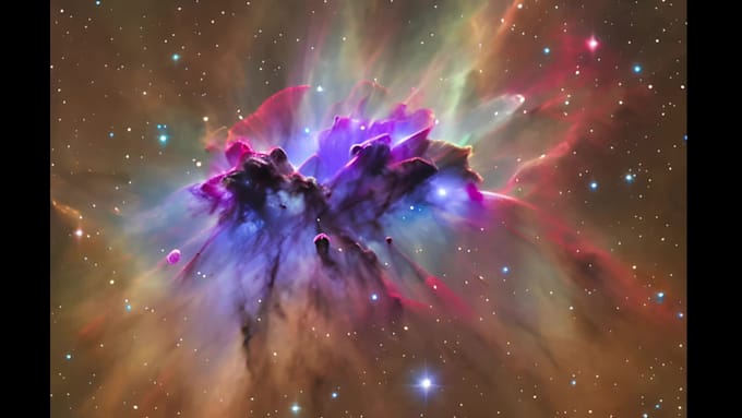 Create a beautiful nebula image by Majikartuk | Fiverr
