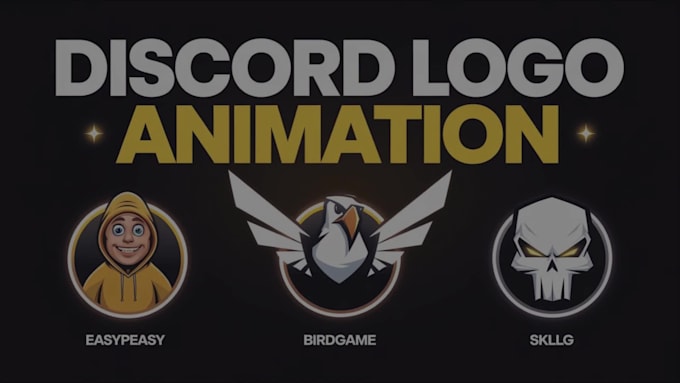 Create animated discord logo animation, discord pfp, emote, discord ...