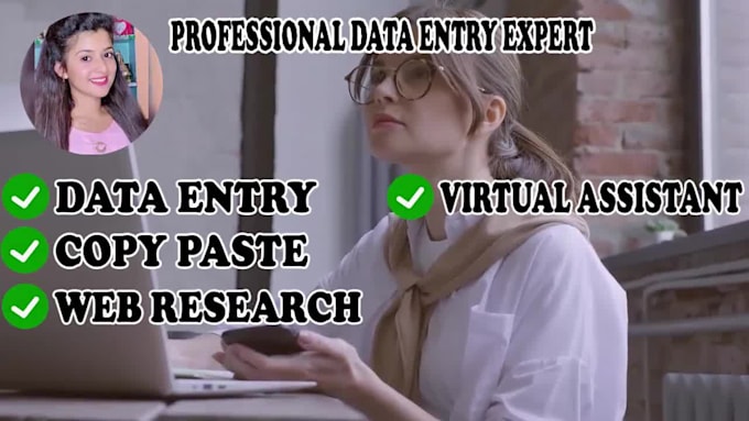 Do perfect data entry, web research, data mining copy paste and excel data entry by ...