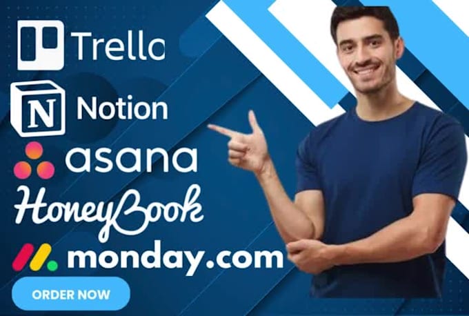 Create Customize And Automate Asana Trello Notion Honeybook Monday Com 7178