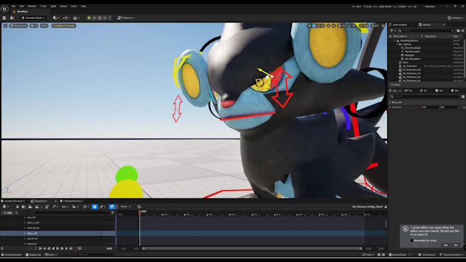 Create rigging and animations in unreal engine by Mohamedahemd17 | Fiverr
