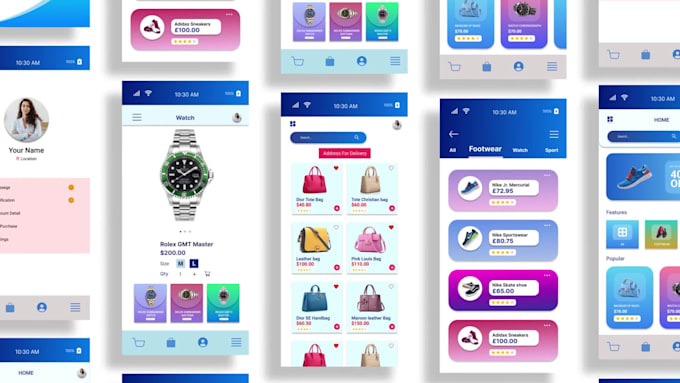 Create professional ui ux design for android and ios by Shohidul_01 | Fiverr