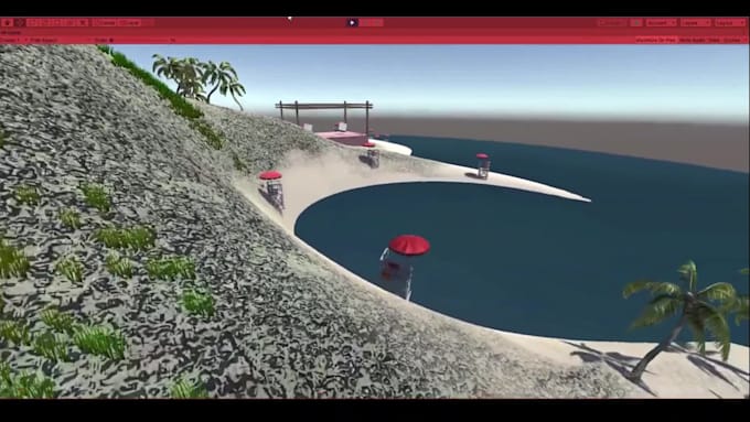 Unity 3d game environment fortnite map level design terrrain game ...