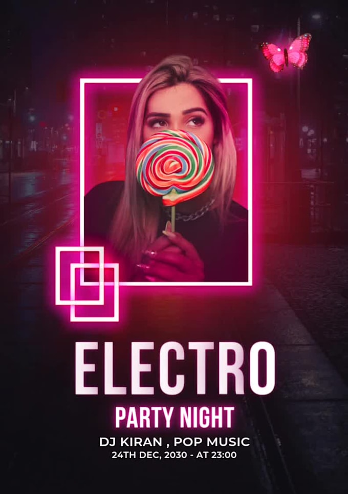 Create motion flyer poster by Tejasjackson | Fiverr