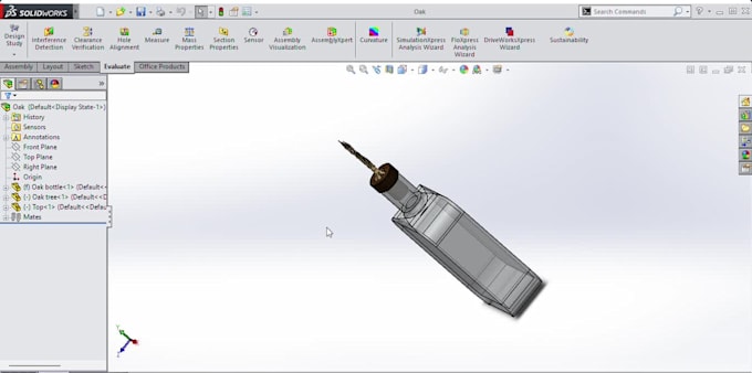 Create 3d models and 2d sketches in solidworks by Promzy52 | Fiverr