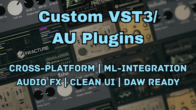Develop a custom vst3 or au plugin with gui and dsp features by ...
