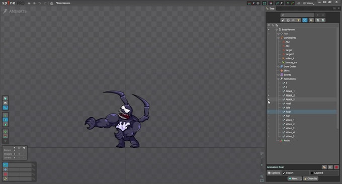 Do spine 2d game animation by Ducknguyen95 | Fiverr
