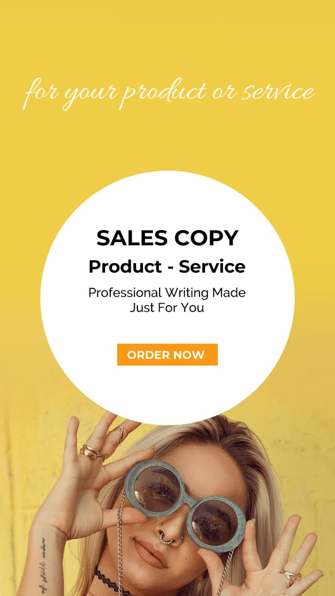 Write a perfectly engaging sales copy for your product or service by ...