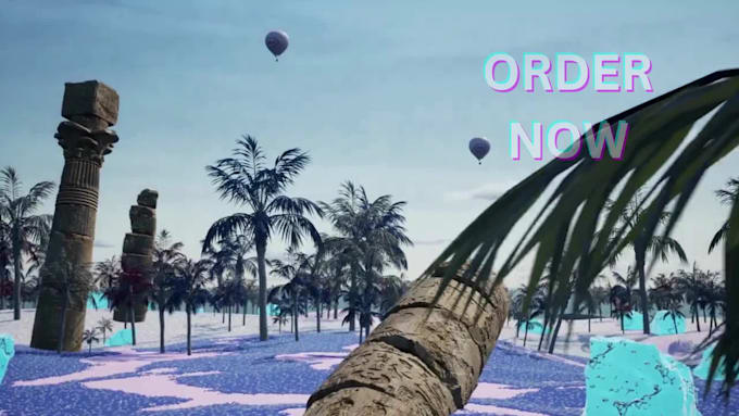 Make a stunning 3d game environment, vr world, metaverse environment by ...
