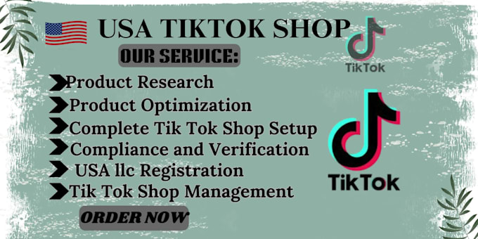 Setup usa tiktok shop for non usa residence or llc tiktokshop by ...